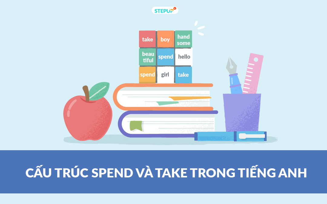 Hướng dẫn phân biệt cấu trúc Spend và Take đơn giản nhất - Step Up English