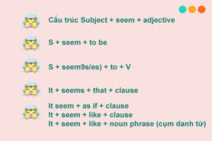 Cấu trúc seem trong tiếng Anh đầy đủ nhất - Step Up English