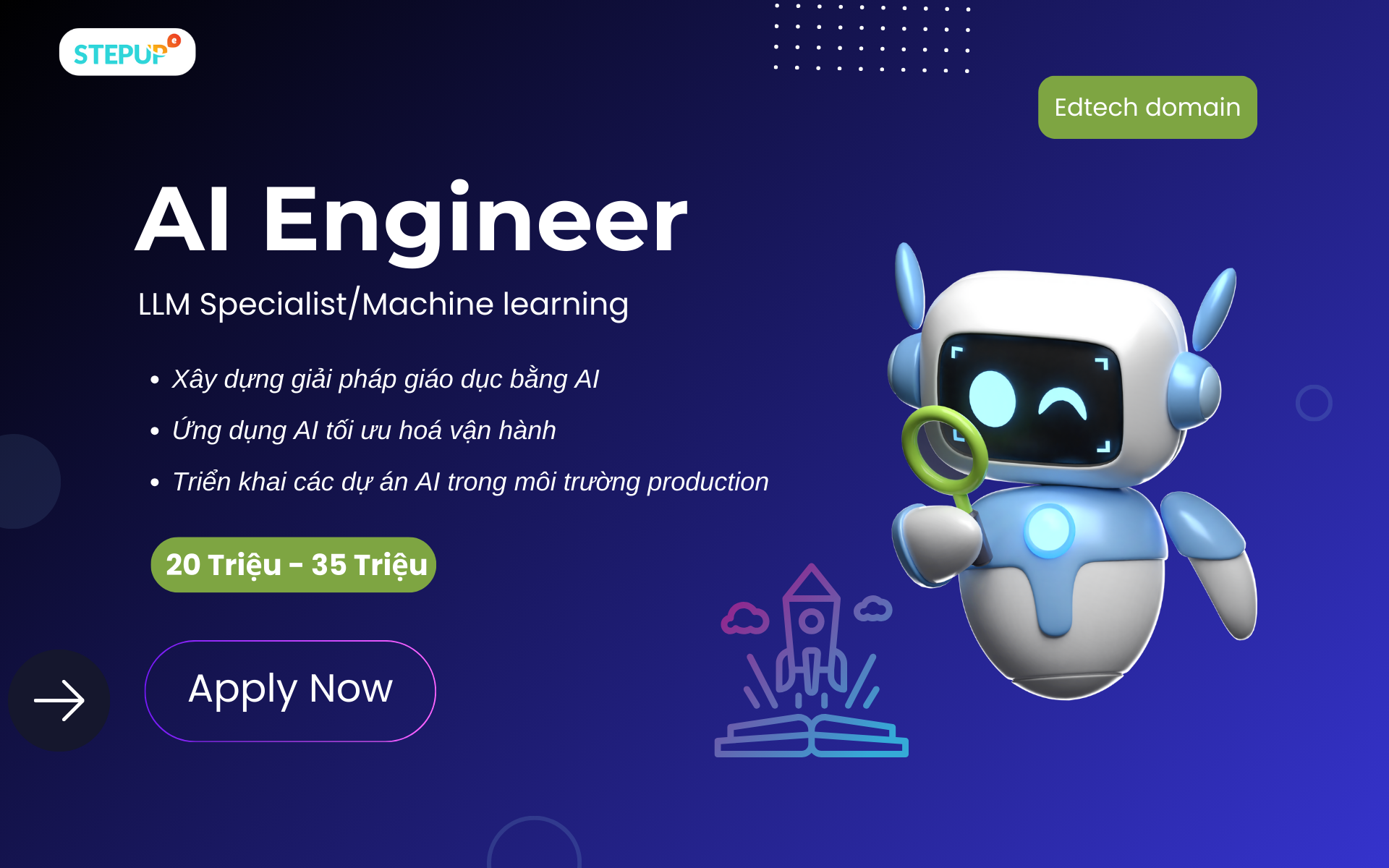 AI Engineer/LLM Specialist (Edtech) - Step Up English